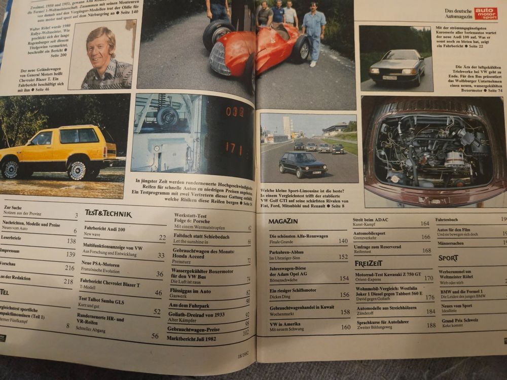 AMS 18/82 Ritmo Abarth R5 Alpine VW Golf GTI Colt Turbo xa | Kaufen auf ...