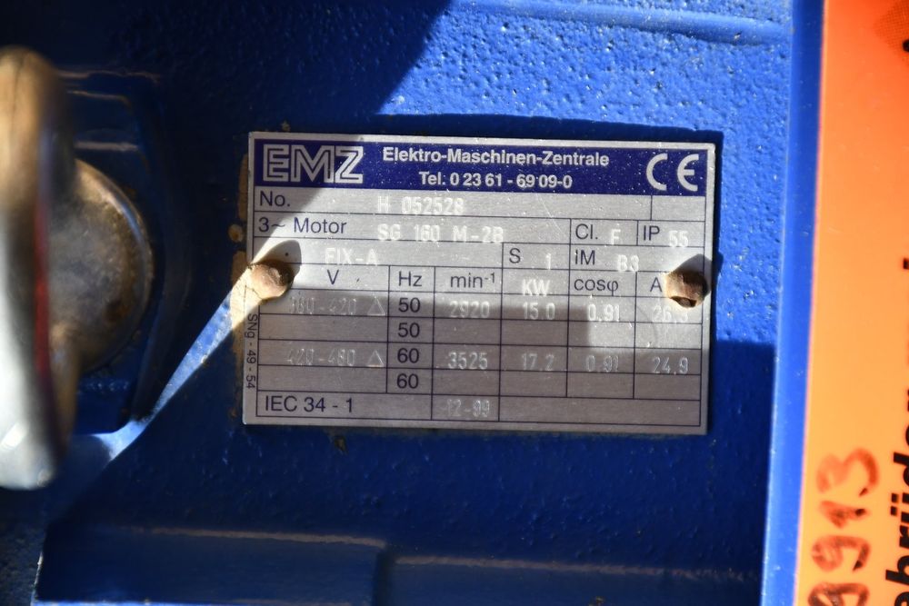 Elektromotor EMZ 15 kW (Gebraucht) in Schüpfen für CHF 50 – nur ...