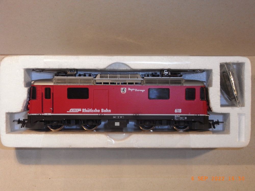 Bemo HOm RhB Ge 4/4 II 618 Bergün analogique (Gebraucht) in Thierrens ...