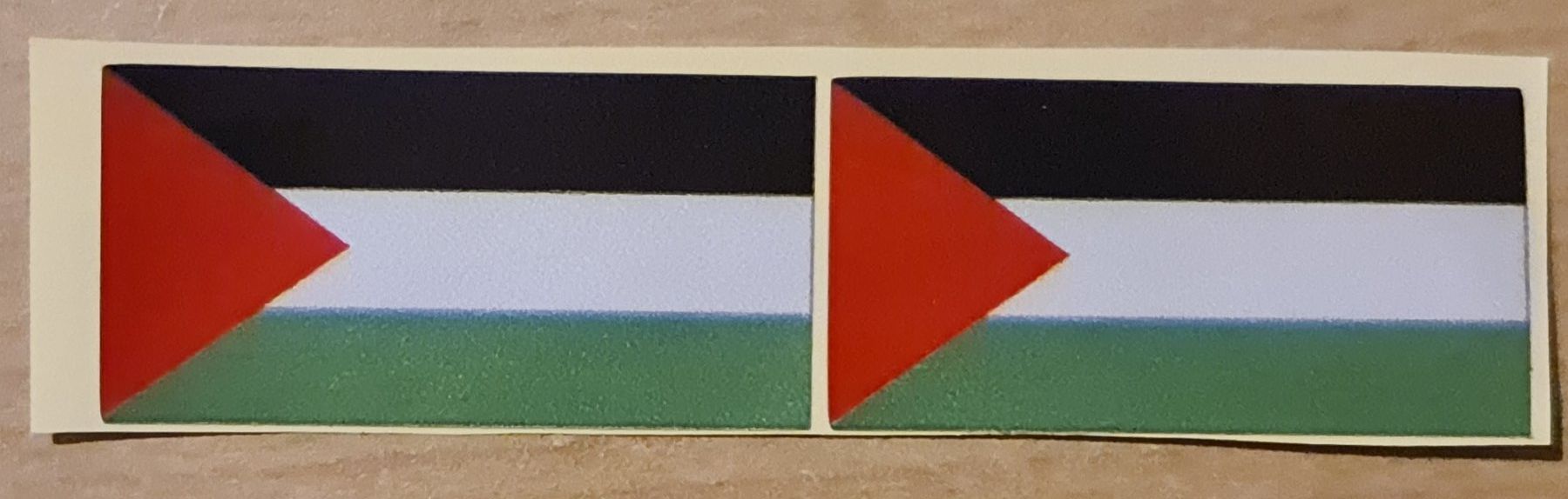 2x Palästina Sticker Aufkleber Palestine 2,8cm x 4,8cm (Neu und ...