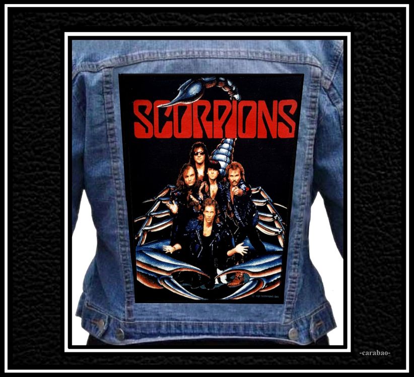 Rücken-Aufnäher *Scorpions* Original Back Patch (Neu (gemäss ...