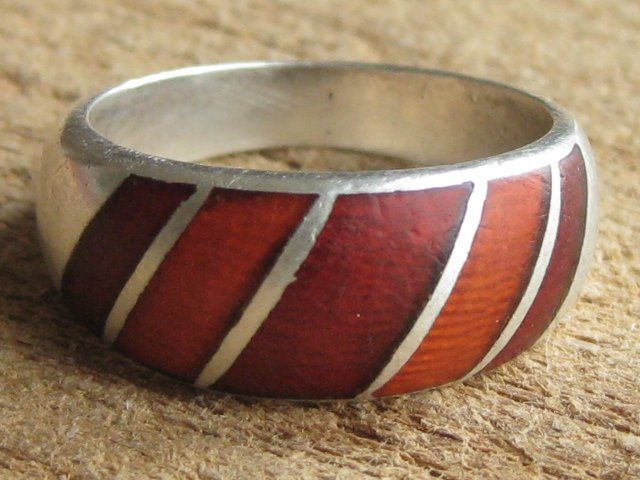 Vintage Indianer Ring Silber 925 rot Gr. 50 (Gebraucht) in Ermatingen ...