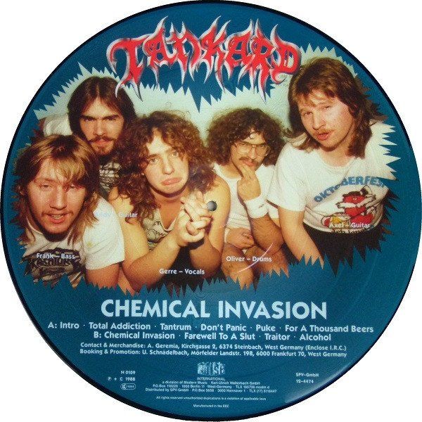 Tankard, Chemical Invasion - LP Picture Disc (Neu (gemäss Beschreibung ...