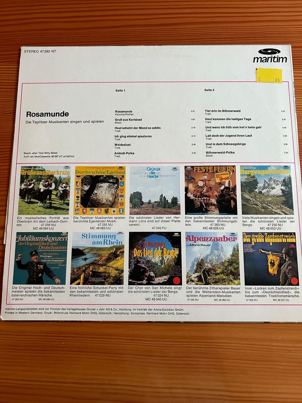 Rosamunde - Die Schönsten Polkas und Walzer (Gebraucht) in Zürich für CHF 7 – mit Lieferung auf ...