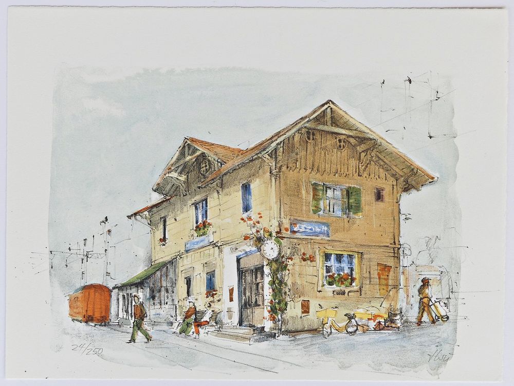 4 Kunstwerke signiert von Hans-Ruedi Wüthrich! (Gebraucht) in ...