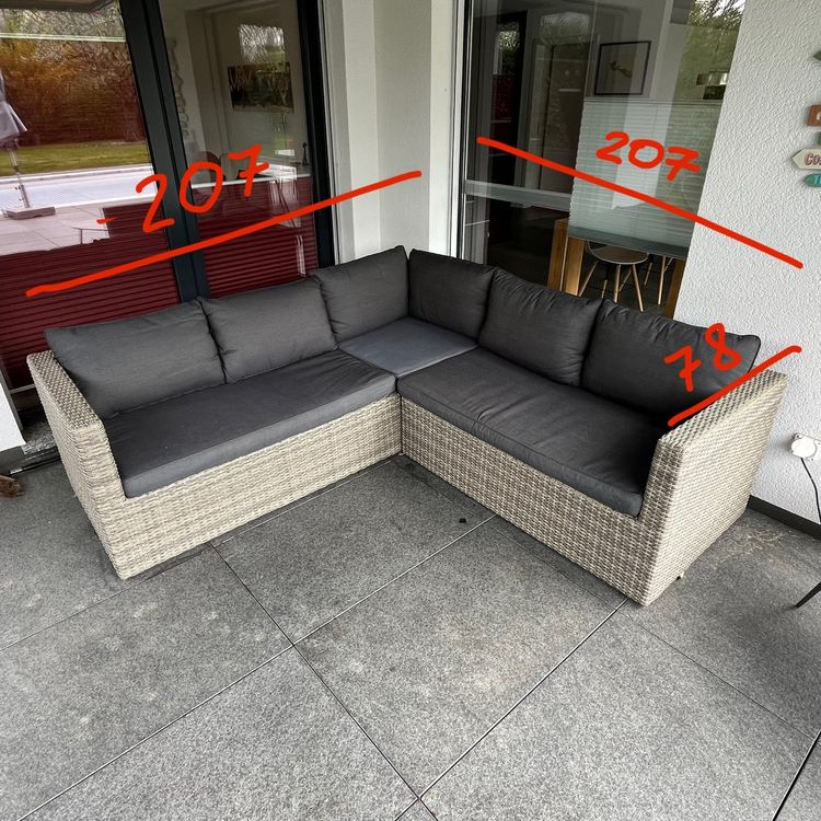 Salon de jardin / angle Lounge (Gebraucht) in Marly für CHF 70 – nur Abholung auf Ricardo kaufen
