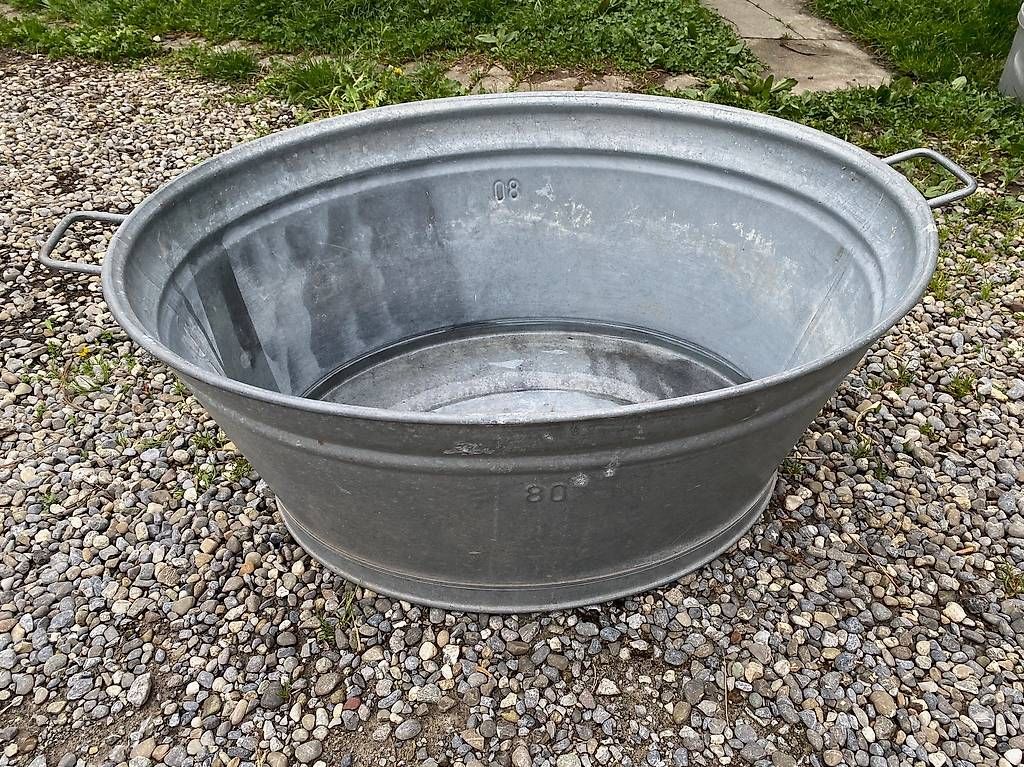 alte verzinkte Gelte, Zuber, Wanne, Bottich (Gebraucht) in Sursee für ...