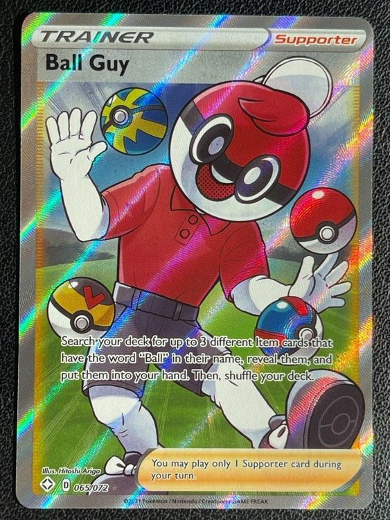 Ball Guy 065/072 Full Art Ultra Rare Pokémon Shining Fates (Neu (gemäss ...