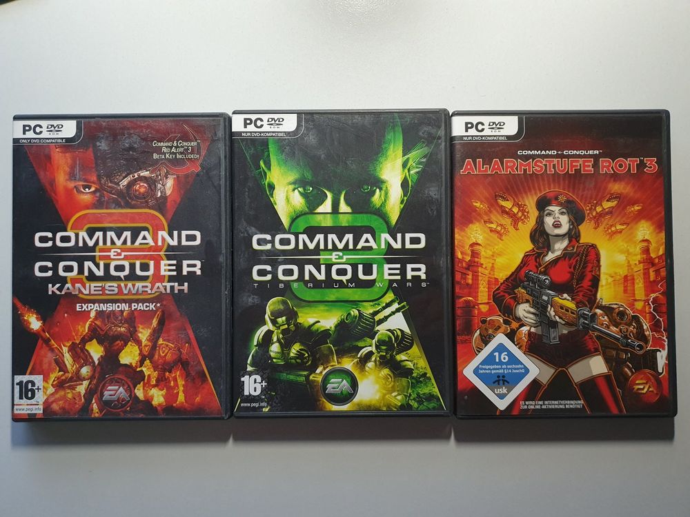 PC - Command & Conquer Alarmstufe Rot 3 & Exp, Tiberium Wars | Kaufen auf Ricardo