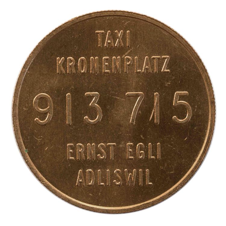 Jeton Taxi Kronenplatz Adliswil (Gebraucht) in Rotkreuz für CHF 4 – mit Lieferung auf Ricardo kaufen