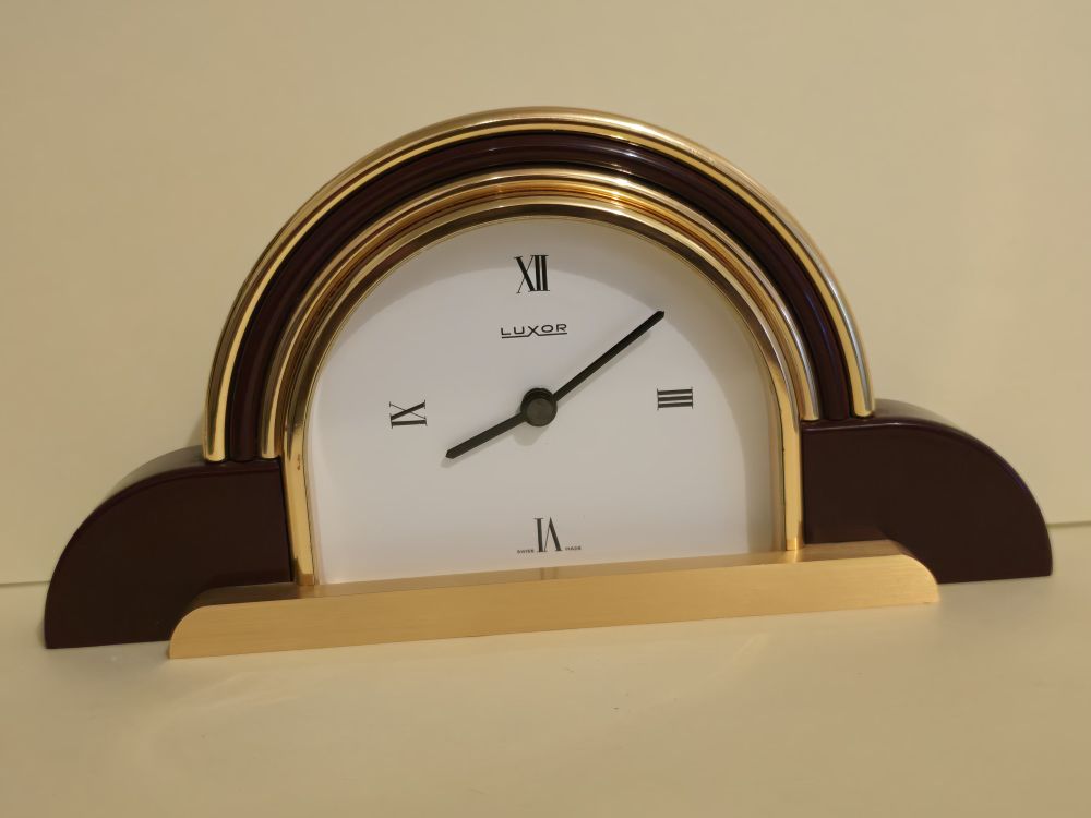 Réveil de table Luxor, design art déco suisse, (Gebraucht) in Grand-Lancy für CHF 99 – mit ...