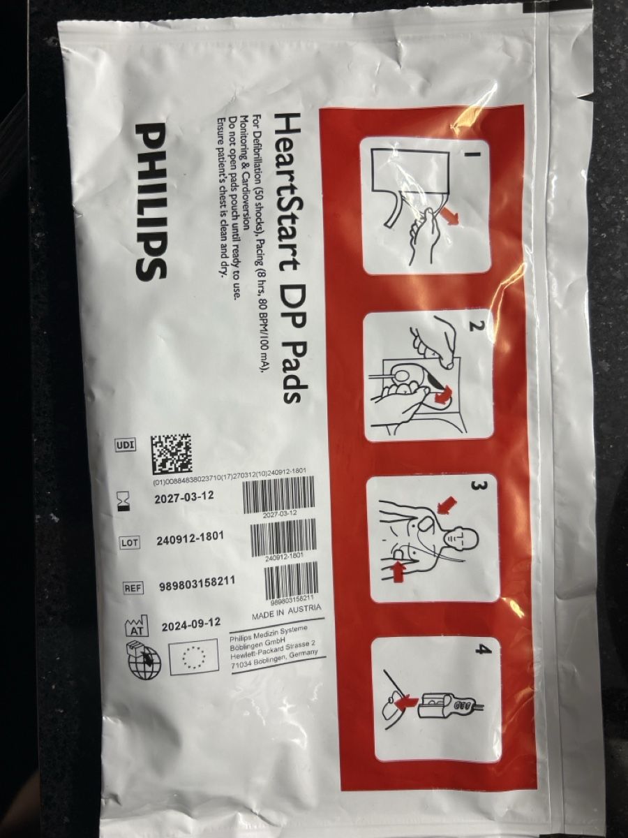 Philips HeartStart DP Pads Defibrillator Elektroden neu (Neu und ...