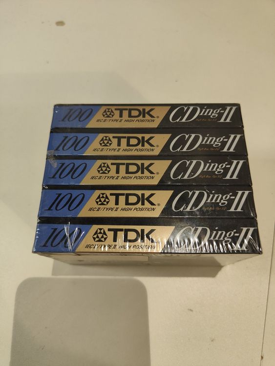 Tdk 100 cd2 Cassette 5 er Pack (k) (Neu und originalverpackt) in Künten für CHF 20 – mit ...