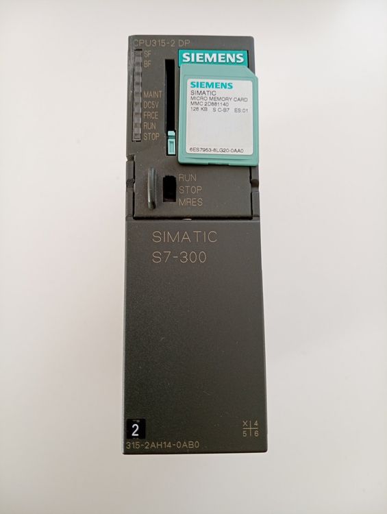 SIEMENS SIMATIC S7-300, CPU 315-2DP / 6ES7315-2AH14-0AB0 (Gebraucht) in ...