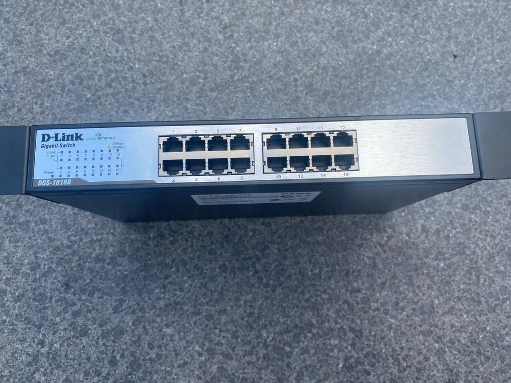 D-LINK SWitch DGS-1016D Rackmount | Kaufen auf Ricardo