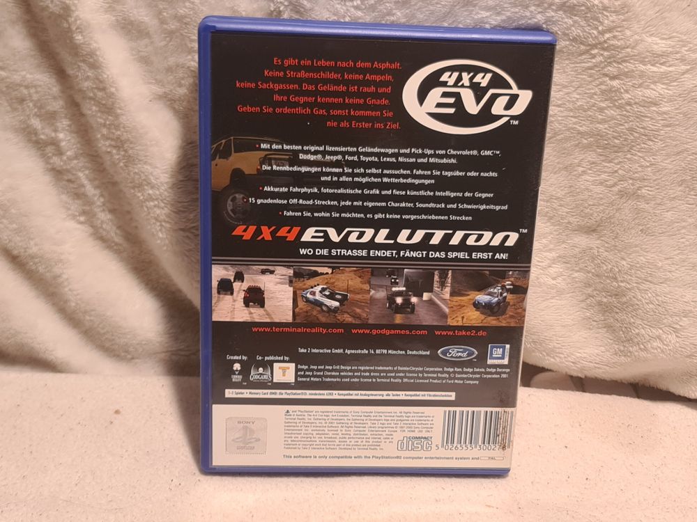 Auto Race Game, Sony Playstation 2 Spiel, 4×4 Evolution | Kaufen auf ...