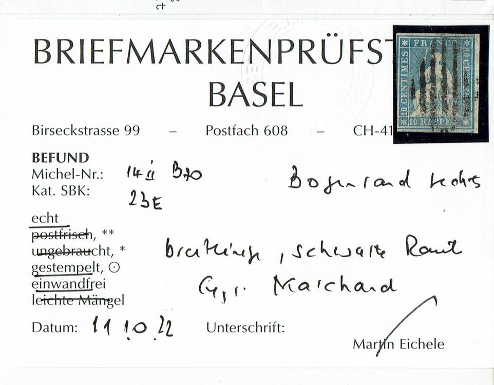 STRUBEL >> 10RP(23E/B3m) RTE LUZERN BEFUND (Gebraucht) in Rüschlikon für CHF 90 – mit Lieferung ...