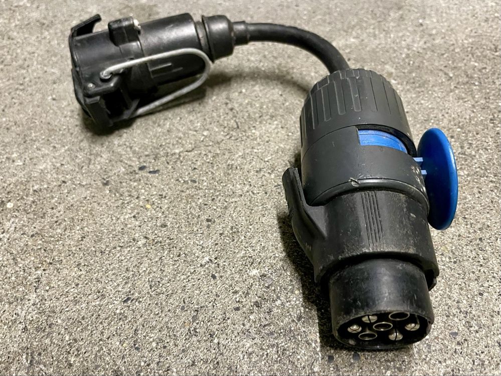 Anhänger Adapter Stecker 13 pin 7polig Konverter Abschlepp (Gebraucht ...