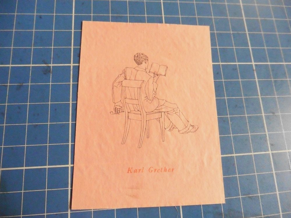 Basel,Karl Grether,Ex Libris,Künstler,Tabakpfeife | Kaufen auf Ricardo