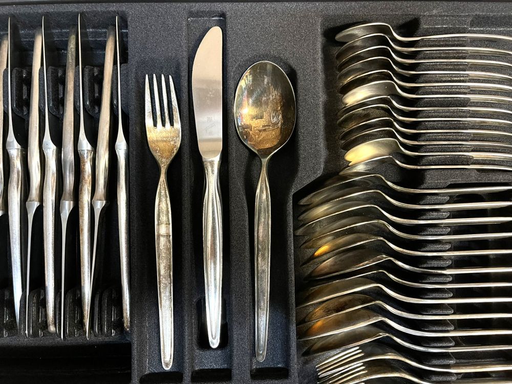 Versilbert Besteck, WMF Patent - 90 Gram Silberauflage (Gebraucht) in Oftringen für CHF 57 – mit ...