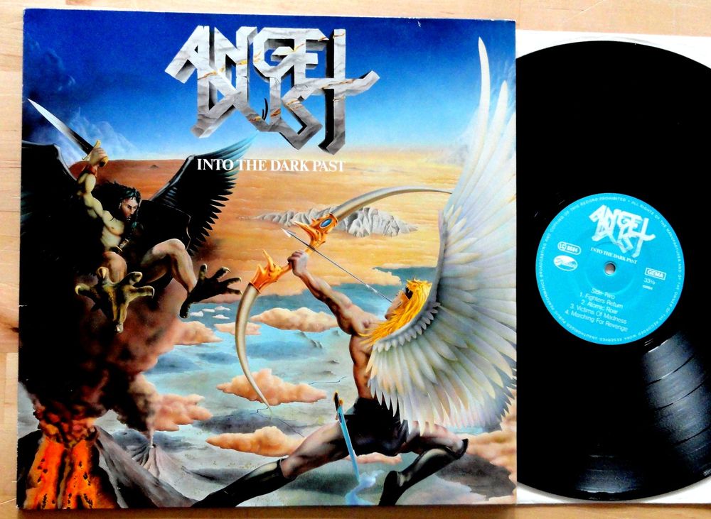 LP ANGEL DUST into the dark past DISASTER10004 DE 1986 HEAVY (Gebraucht ...
