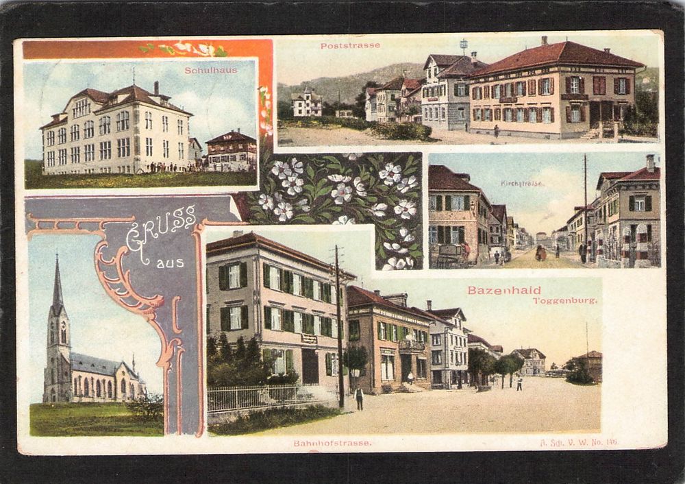 Gruss aus Bazenhaid SG , gel. 1907 (Gebraucht) in Reichenburg für CHF 33 – mit Lieferung auf ...