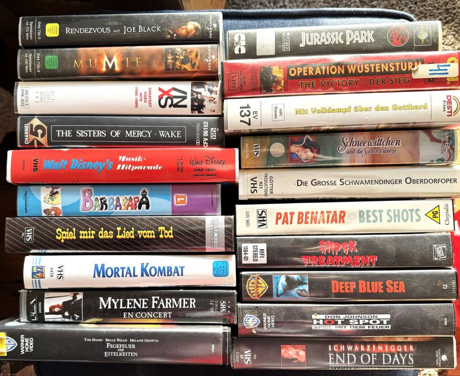 VHS-Kassetten Sammlung: Filmklassiker für Sammler! (Gebraucht) in Münchenbuchsee für CHF 20 ...