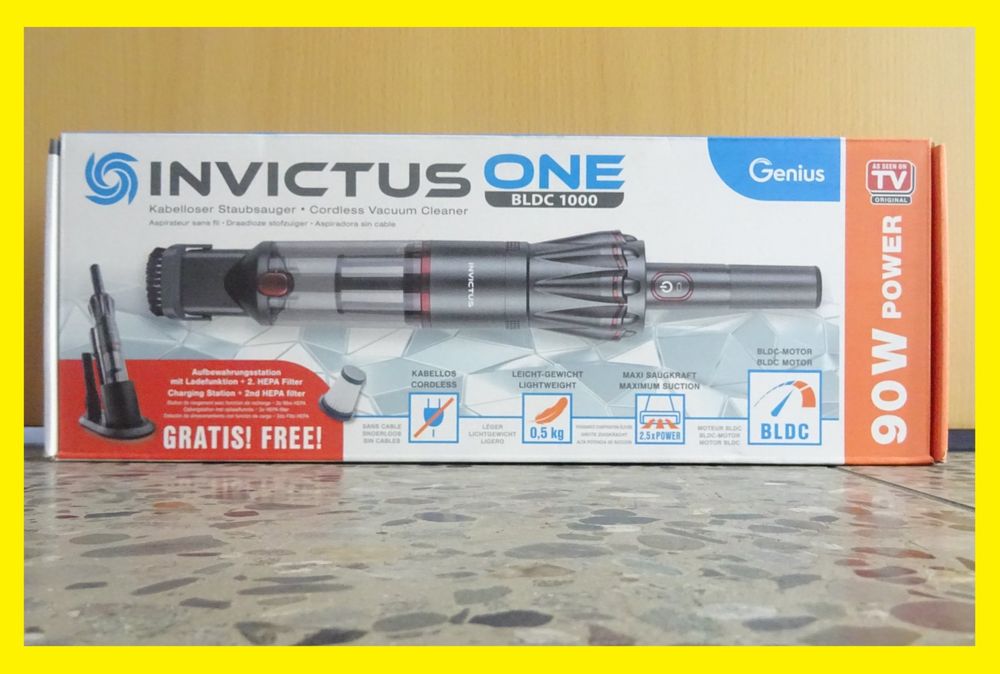 Genius Invictus One BLDC 1000 Akku-Handstaubsauge. NEU/OVP (Neu und ...