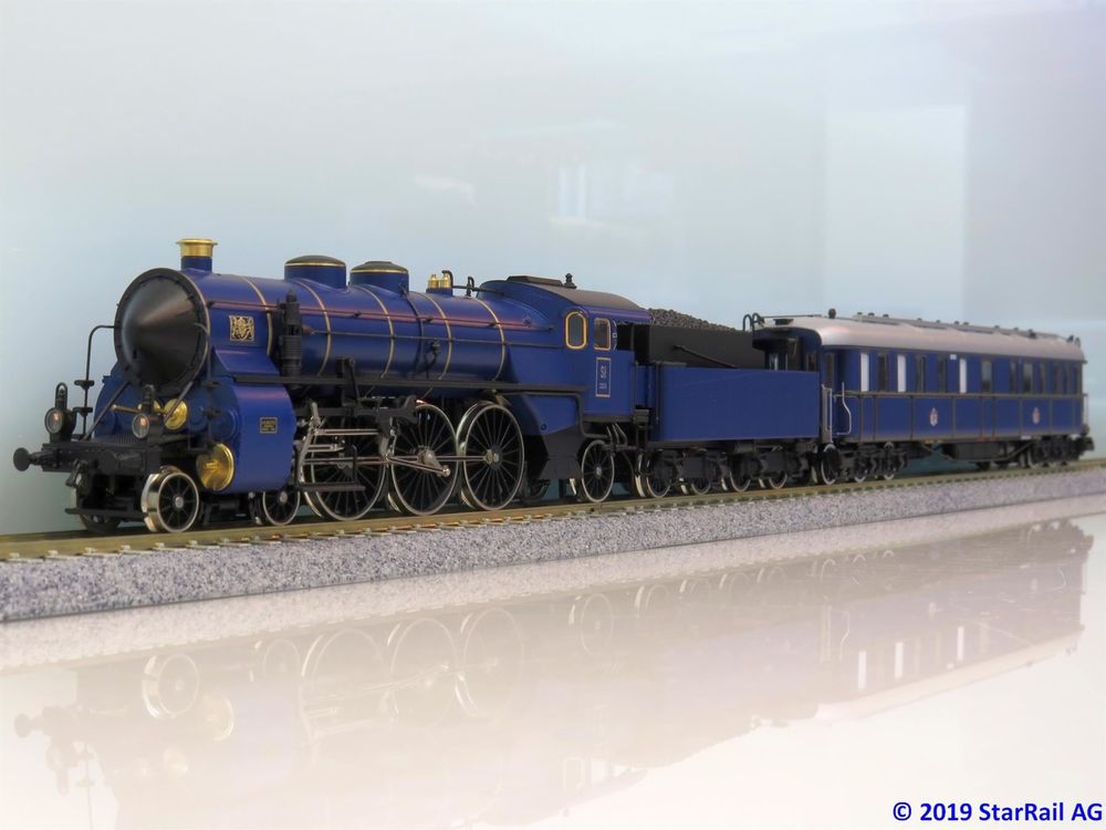 Roco 61472 Set Dampflok S 3/6 + Salonwg. (Neu und originalverpackt) in ...