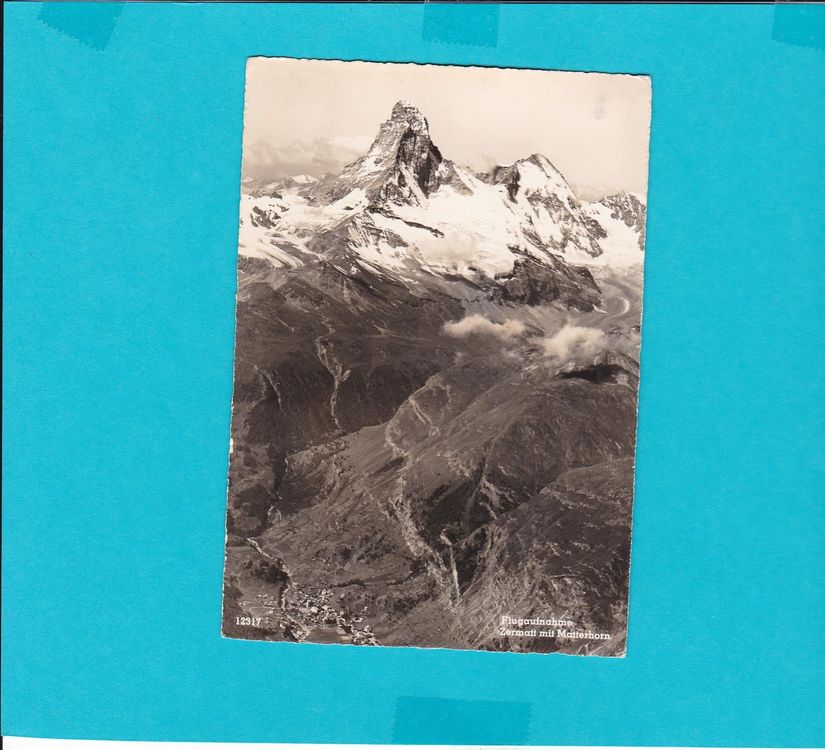Flugaufnahme Zermatt mit Matterhorn (Gebraucht) in St. Peterzell für CHF 2 – mit Lieferung auf ...