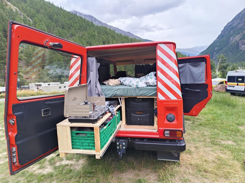 MERCEDES-BENZ 280 GE / PUCH 280 GE mit Camper Ausbau (Gebraucht) in ...