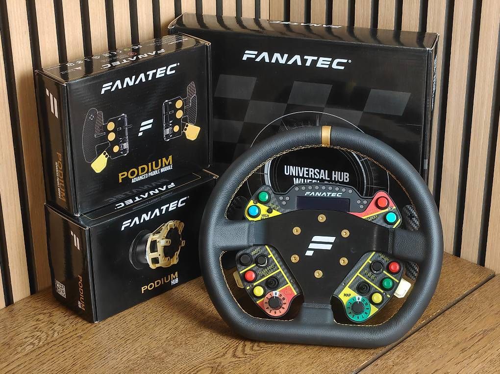 Fanatec Endurance/GT Lenkrad - R300 + Podium Hub/QR1 + Modul (Gebraucht ...
