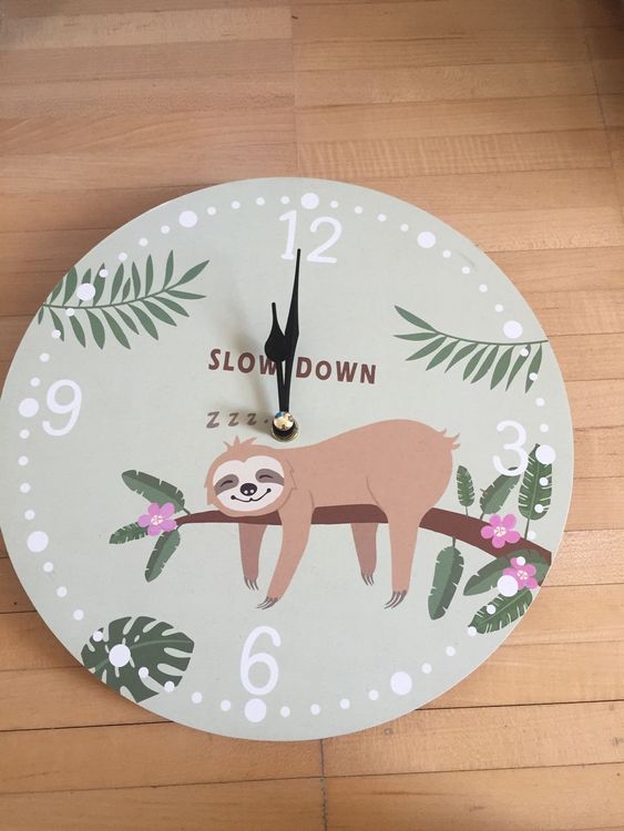 Wanduhr Faultier Migros | Kaufen auf Ricardo