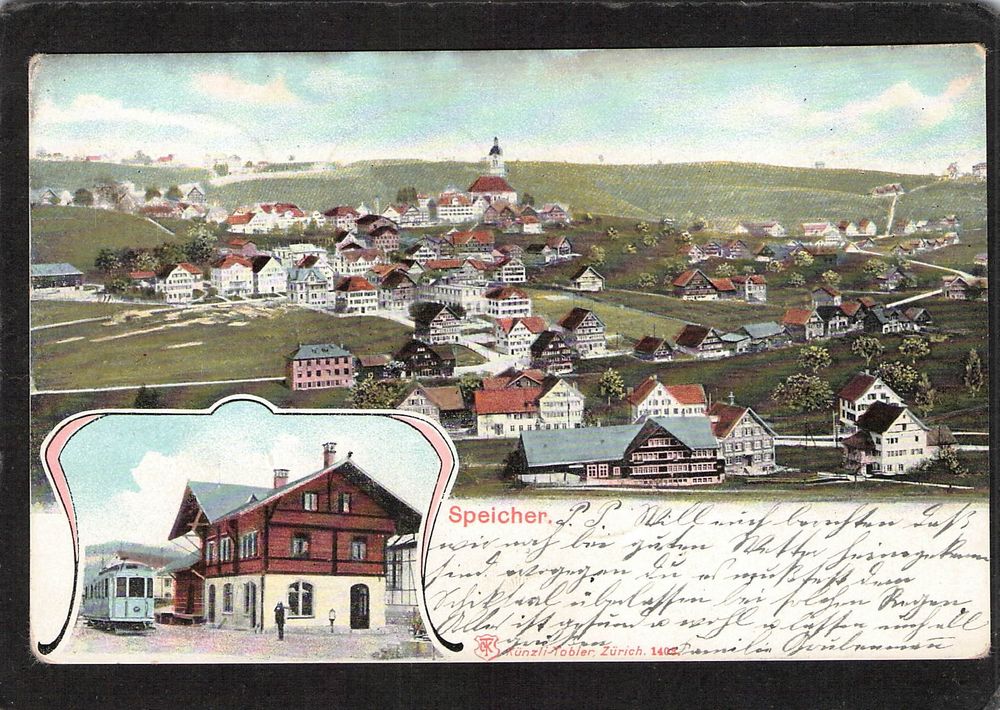 Speicher AR , Bahnhof , Bahn , gel. 1904 (Gebraucht) in Reichenburg für CHF 22 – mit Lieferung ...