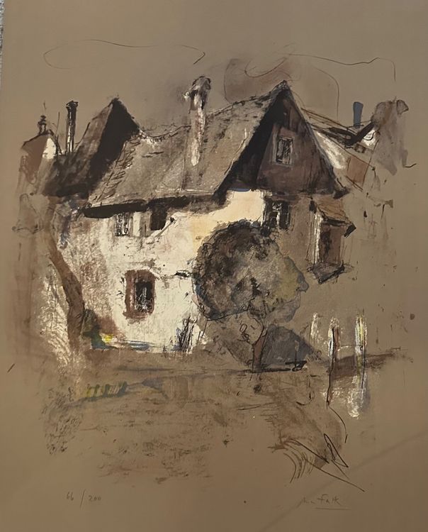 Hans Falk (1918-2002) Litho Handsig | Kaufen auf Ricardo