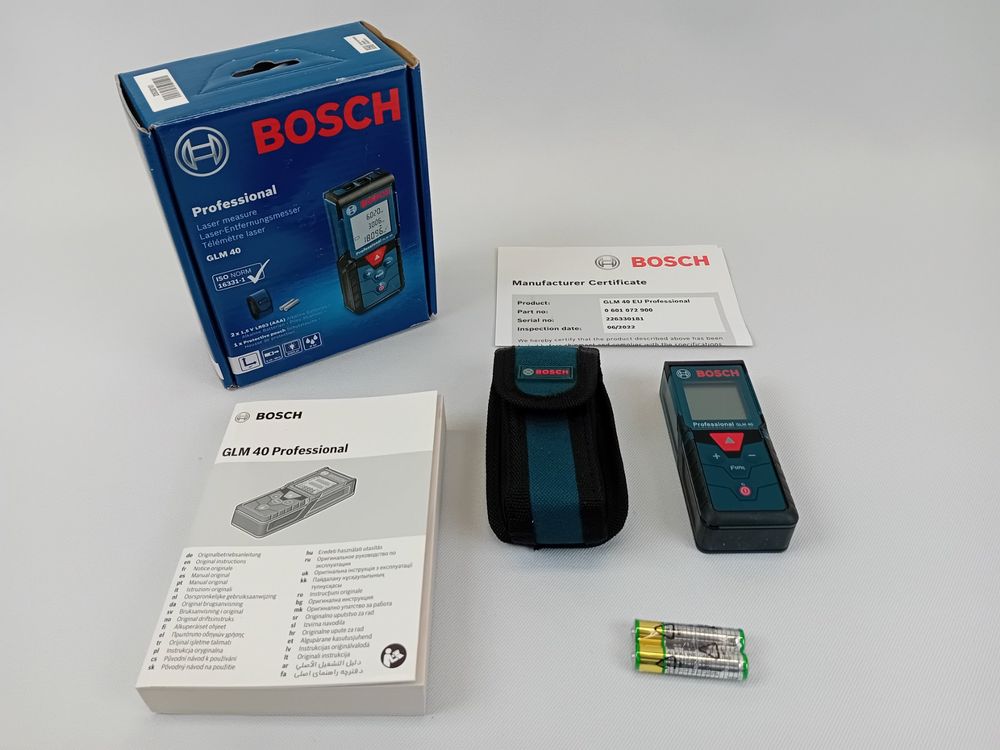 BOSCH Laser-Entfernungsmesser GLM 40 (Neu (gemäss Beschreibung)) in ...