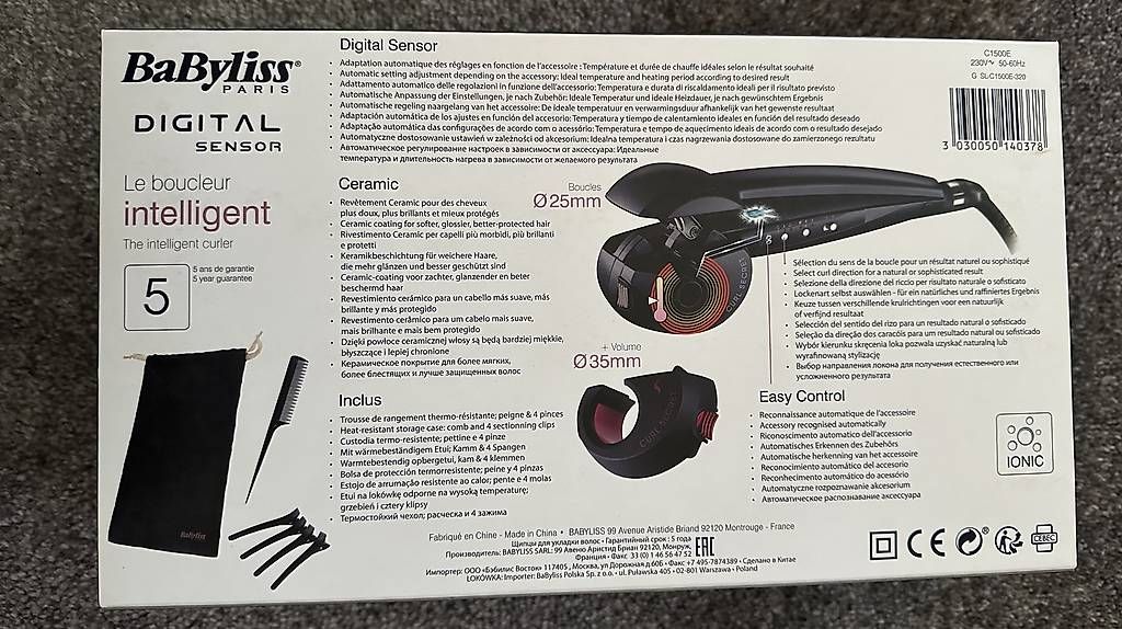 babyliss curl secret ionic digital sensor (Neu und originalverpackt) in ...