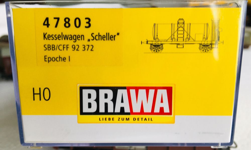 SBB Kesselwagen Brawa 47803 H0 DC (Neu (gemäss Beschreibung)) in Port ...
