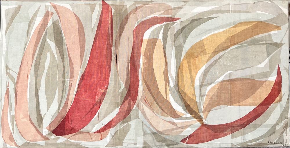 60. er Jahre Grosse Gemälde auf Leinwand, Unl. Sign. (Gebraucht) in Root für CHF 19 – mit ...