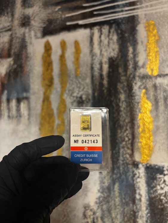 1g Goldbarren - Credit Suisse Zurich (Gebraucht) in Reichenburg für CHF 122 – mit Lieferung auf ...