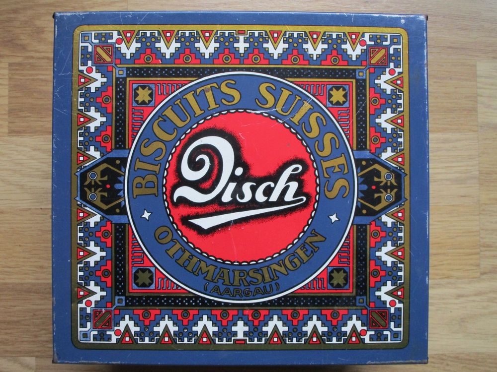 Antike Blechdose Disch Biscuits Suisses Othmarsingen (Gebraucht) in ...