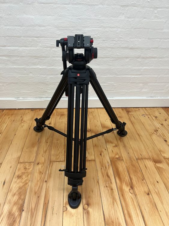 Manfrotto 546b Stativ mit 502A Kopf und gepolsterter Tasche | Kaufen ...