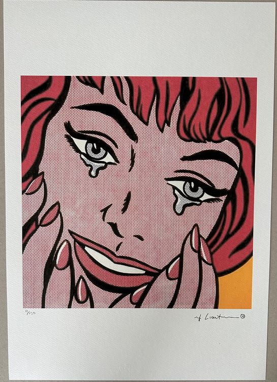 Roy Lichtenstein: Crying Girl 12/150 (Neu (gemäss Beschreibung)) in Meilen für CHF 55 – mit ...