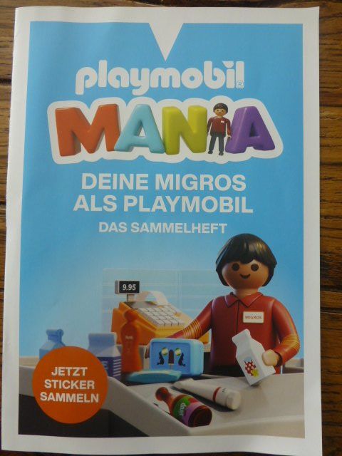 Migros Playmobil / Migros Mania / 10 Sticker (Neu (gemäss Beschreibung ...