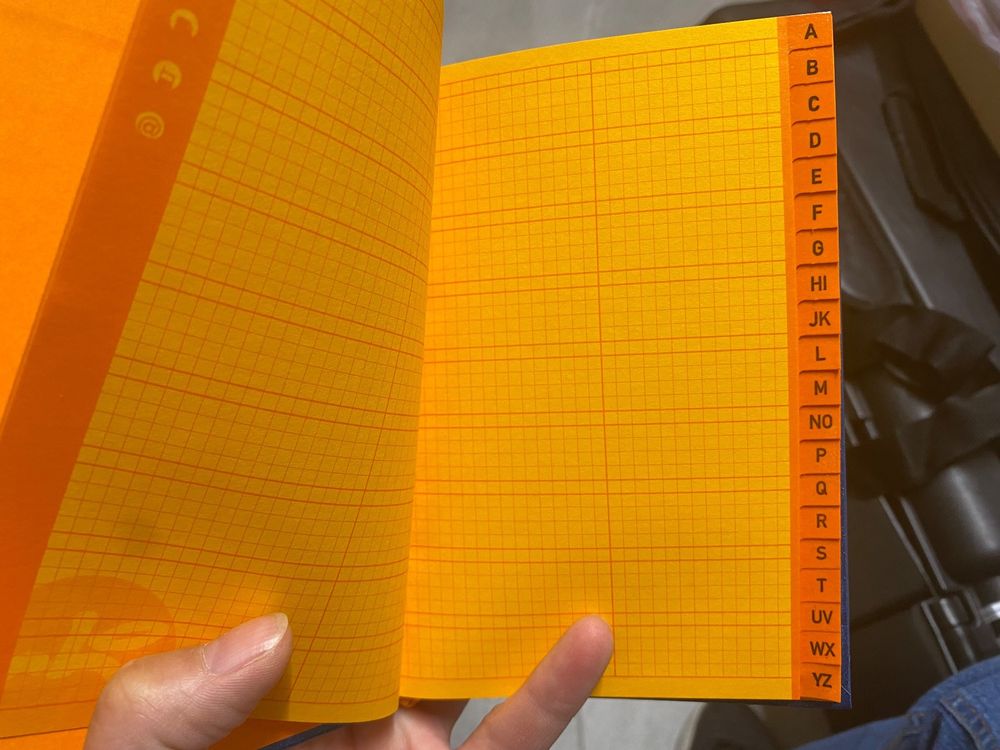 Carnet de tel adressbuch avec espace pour ranger des cartes (Gebraucht ...
