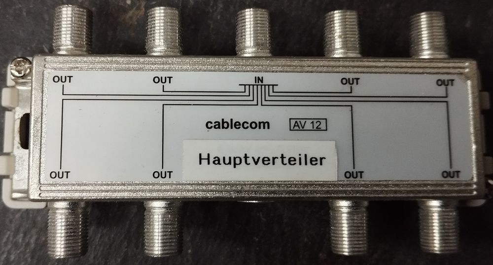 Cablecom AV 12 - TV Signal Verteiler (Gebraucht) in Glashütten für CHF ...