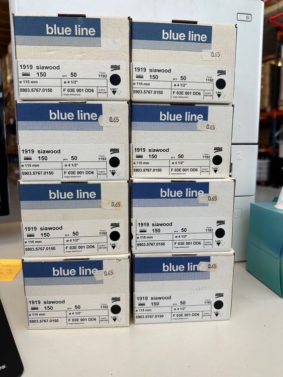 Siawood Scheiben Korn 150/ø 115 mm /ohne Loch / Ca. 400 Stk. (Neu und ...