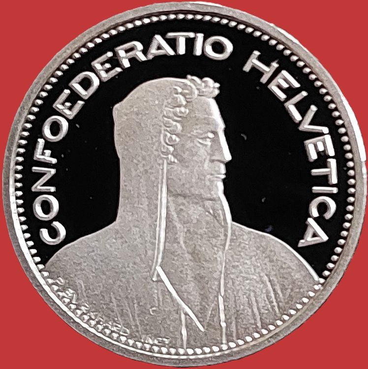 5 Franken 1987 pp / aus Münzsatz / in einer Münzkapsel (Neu (gemäss ...