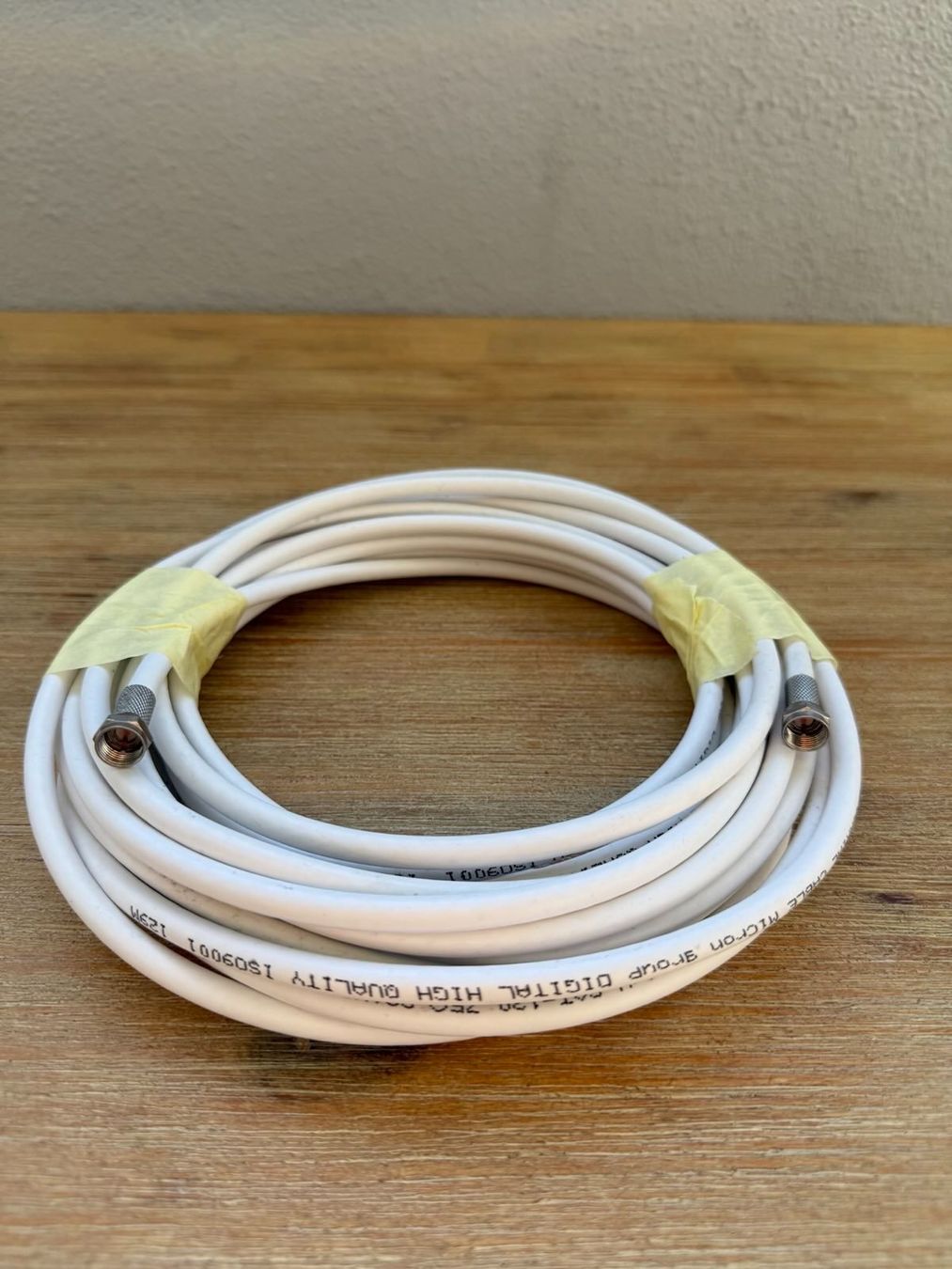 📡 Koaxial TV/SAT Kabel – mit F-Steckern (11 Meter) (Gebraucht) in Jona ...