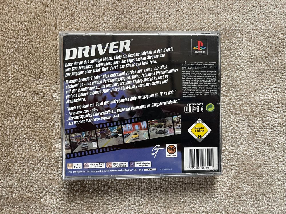 Driver, Sony Playstation 1, PS1 (Gebraucht) in für CHF 9.5 – mit ...